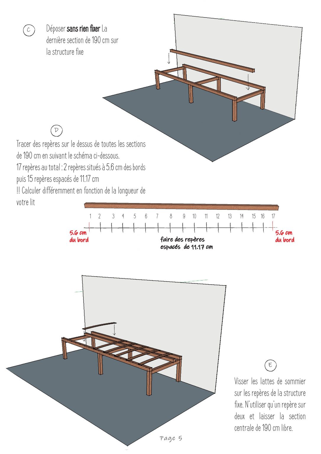 Aménager un fourgon : construire un lit peigne coulissant étape par étape