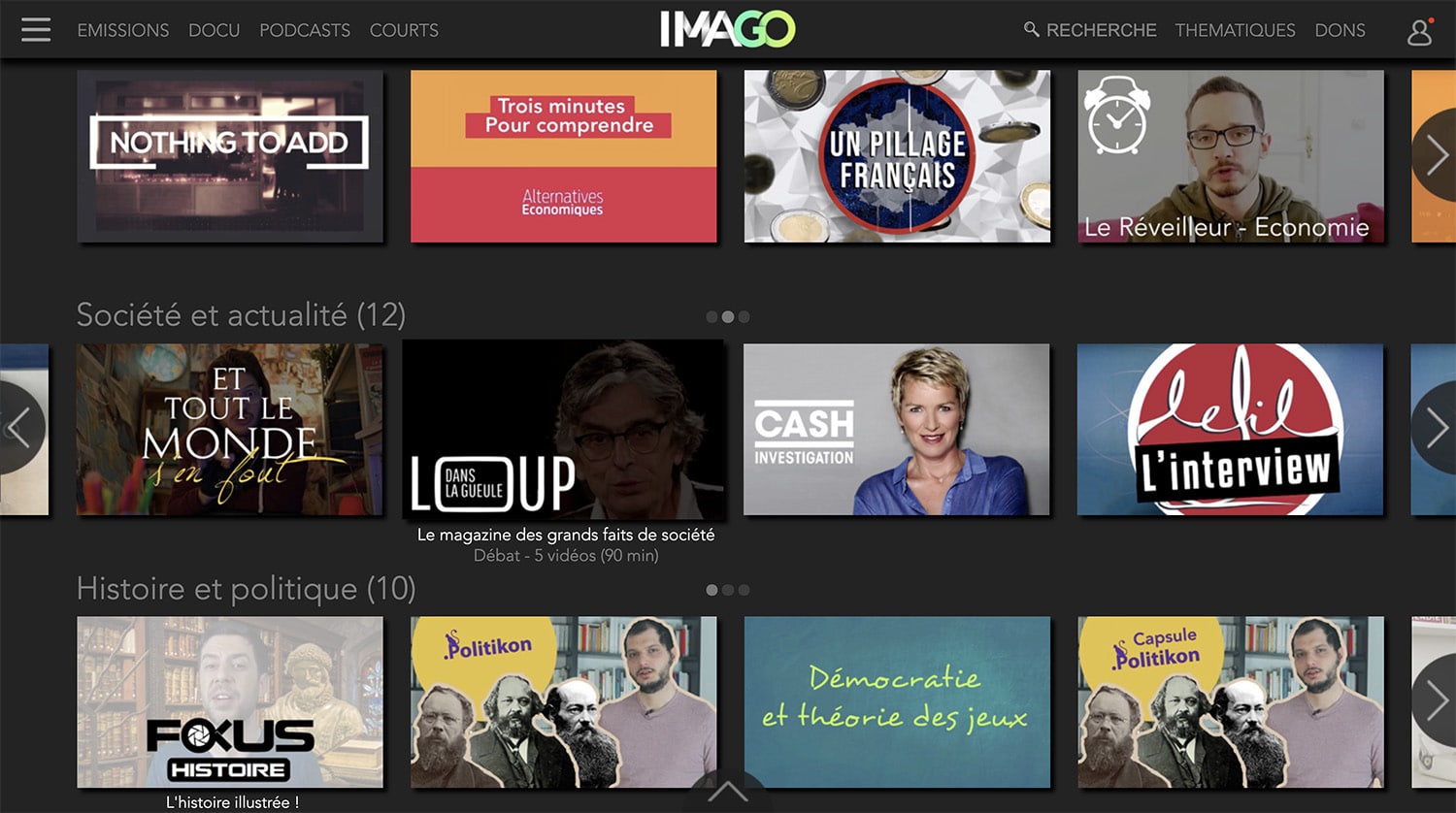 Imago TV, la plateforme vidéo engagée, écolo et gratuite